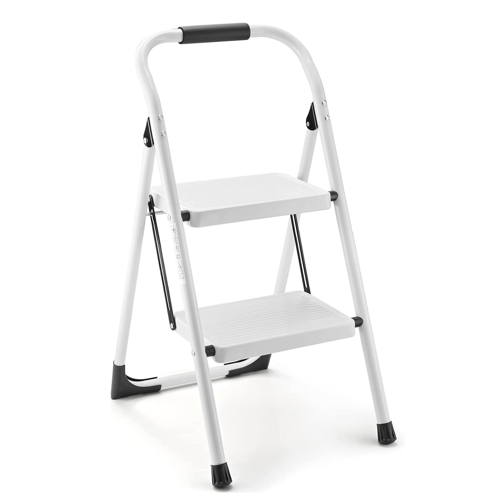 Latitude Run® Step Stool For Adults,2 Step Ladder Folding 330Lbs Anti ...