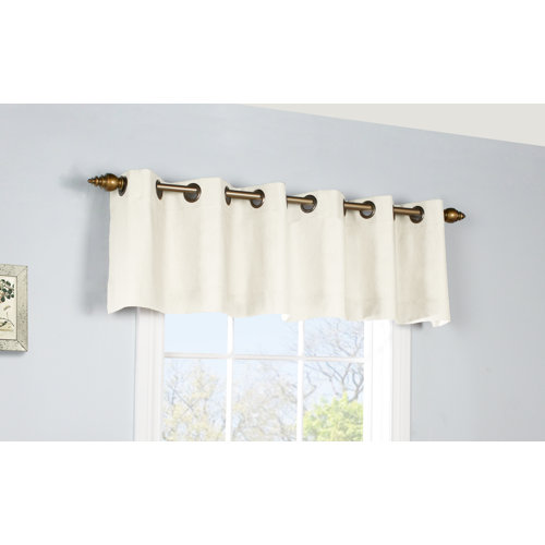 August Grove® Kalum Insulated Grommet 40" Window Valance & Reviews ...