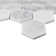 Roca Tiles Carrara Marble 2x2 Hexagon 12x12 Mosaic - Rockart | Wayfair