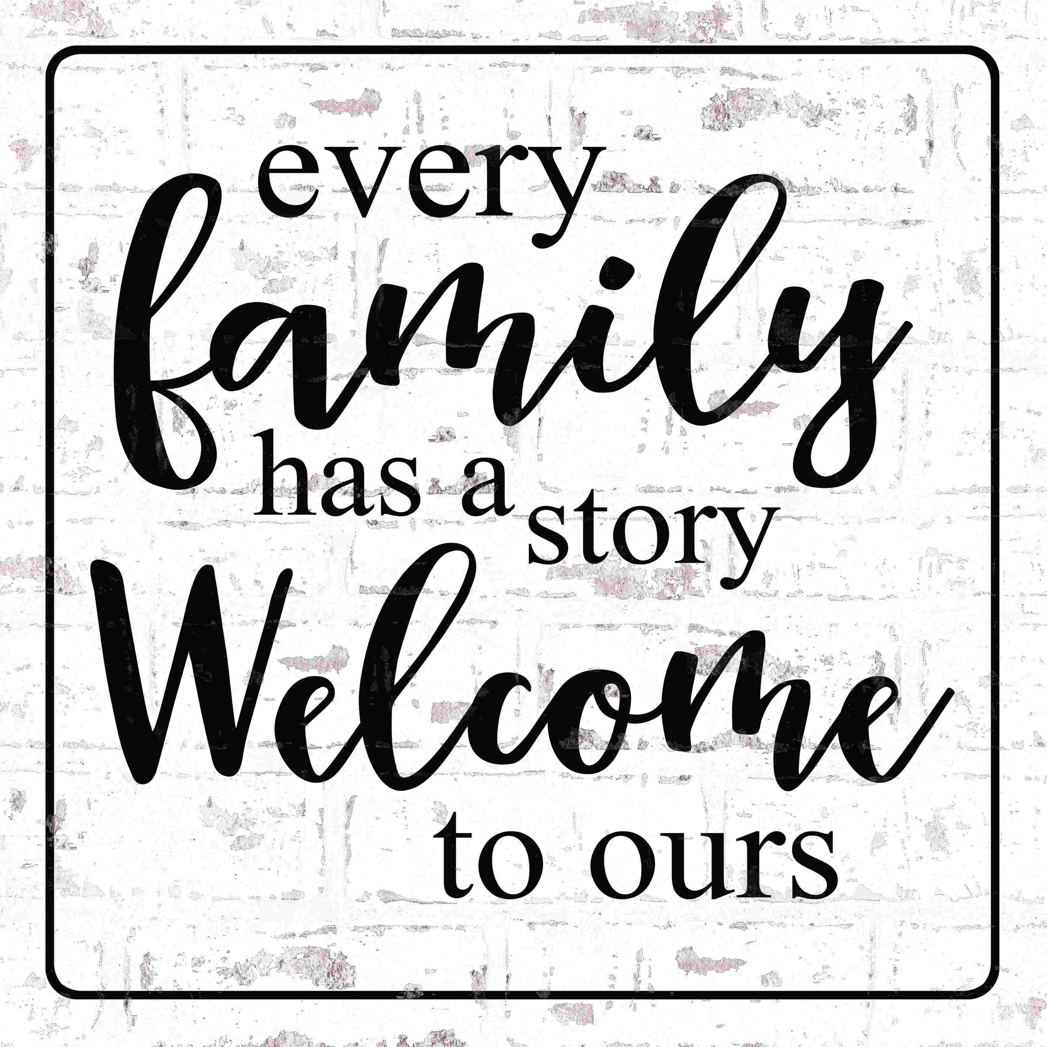 Trinx Every Family Welcome - Wrapped Canvas Textual Art | Wayfair