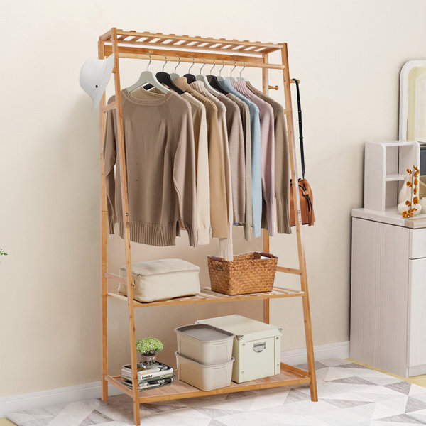Wood Clothing Racks You'll Love | Wayfair