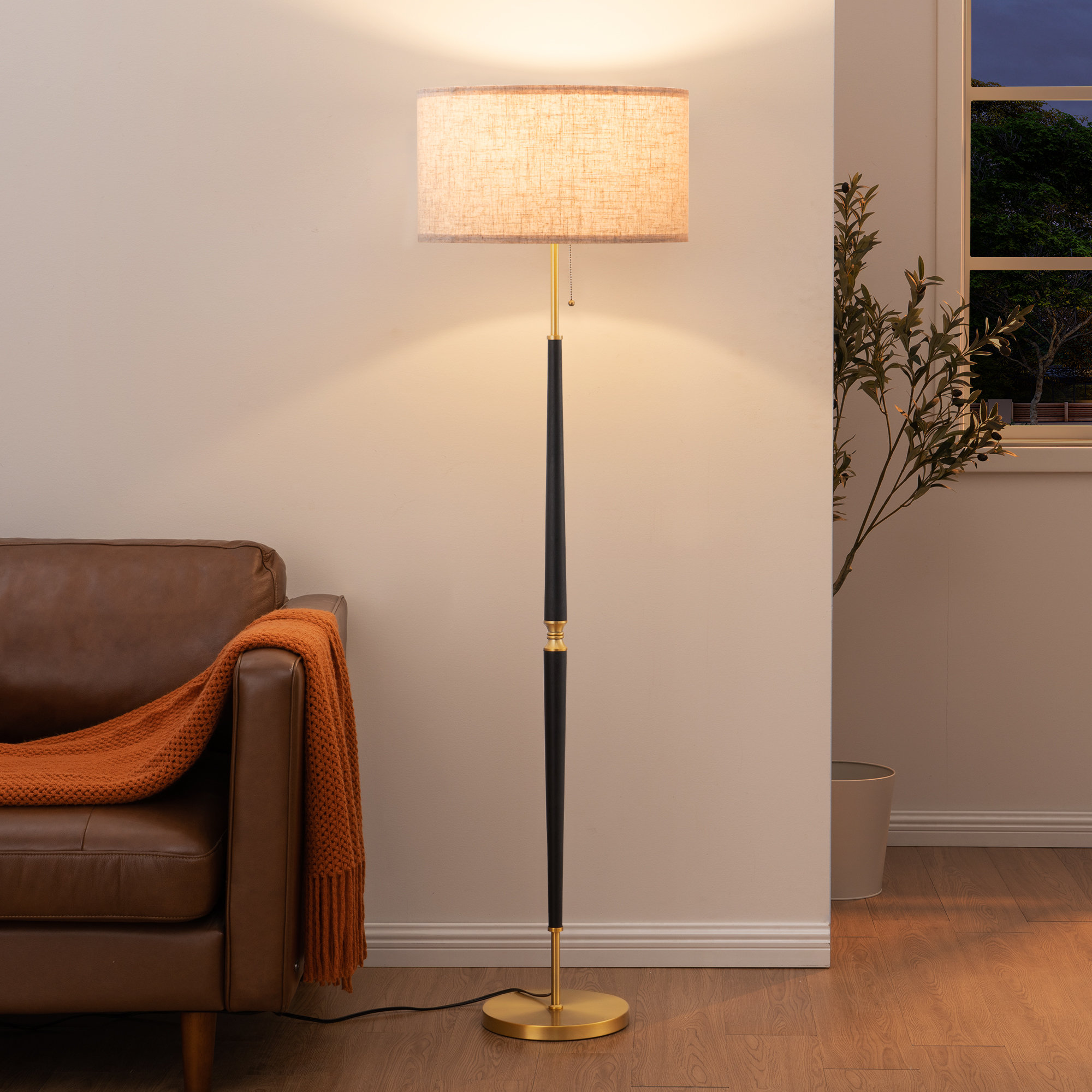 Willa Arlo™ Interiors Salcido Electroplated Traditional Solid Wood ...