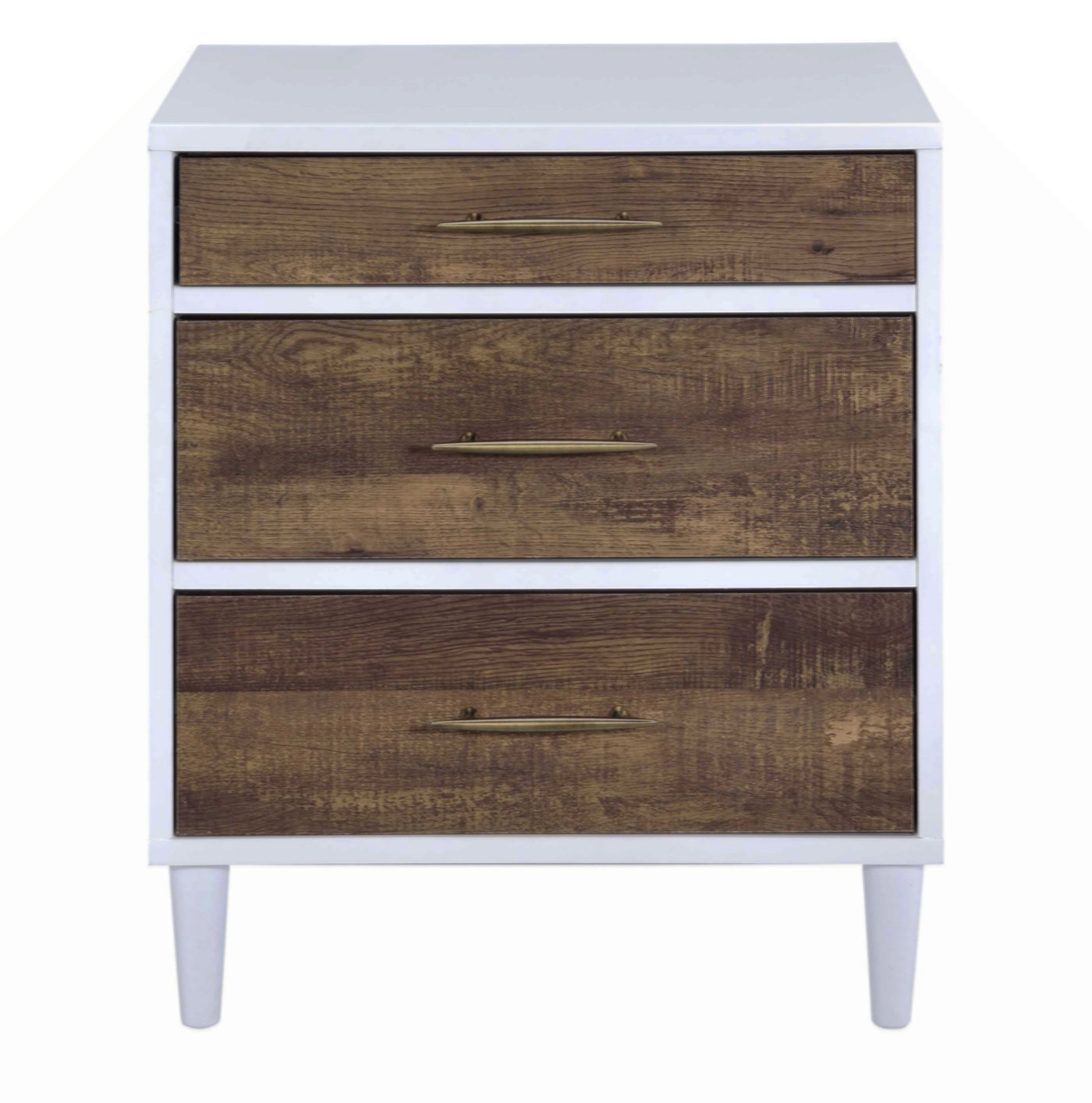 Hokku Designs 3-Drawer Accent Table Living Room Side Table Accent Table ...