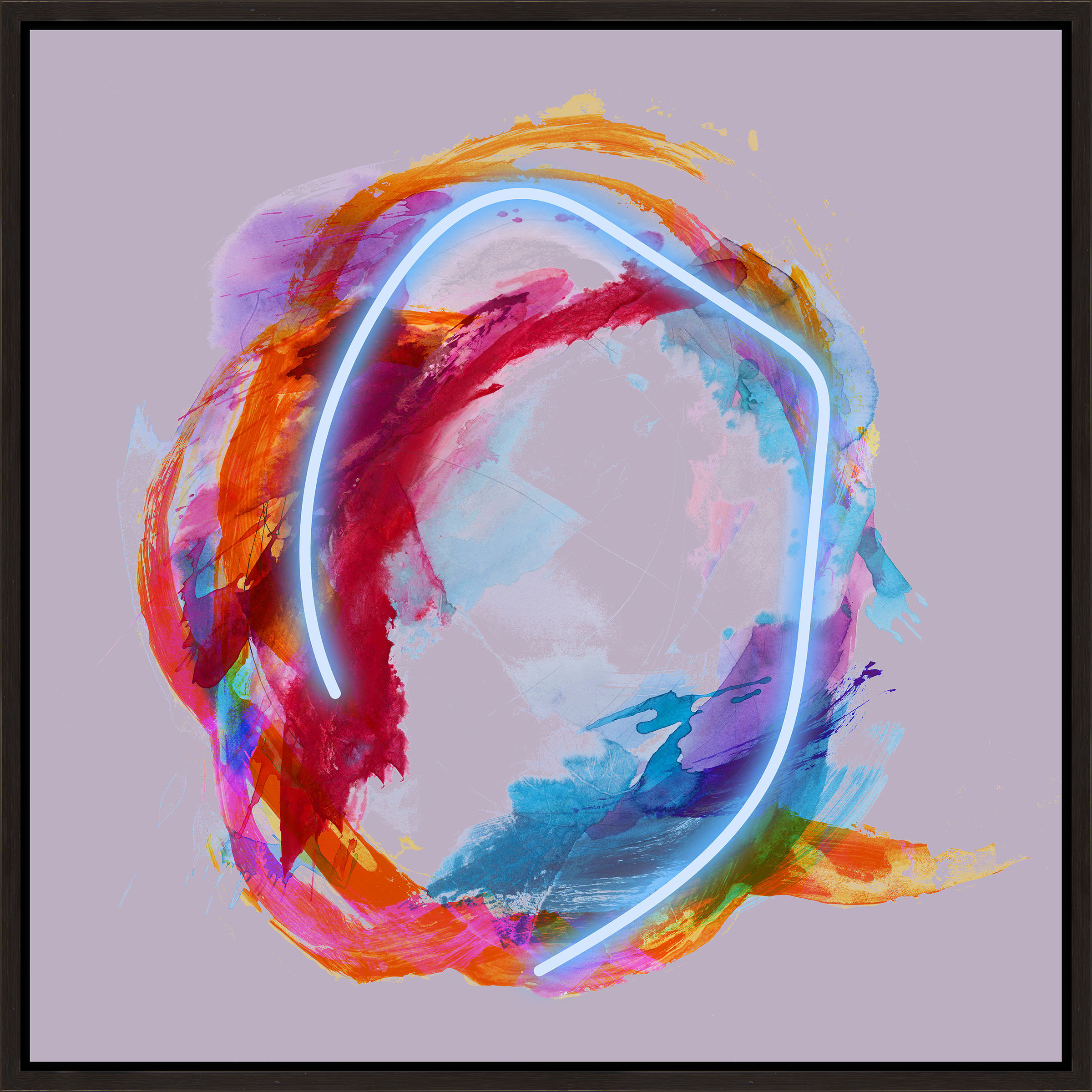 Chelsea Art Studio Light Tunnel III by Sonia Noir - Floater Frame ...