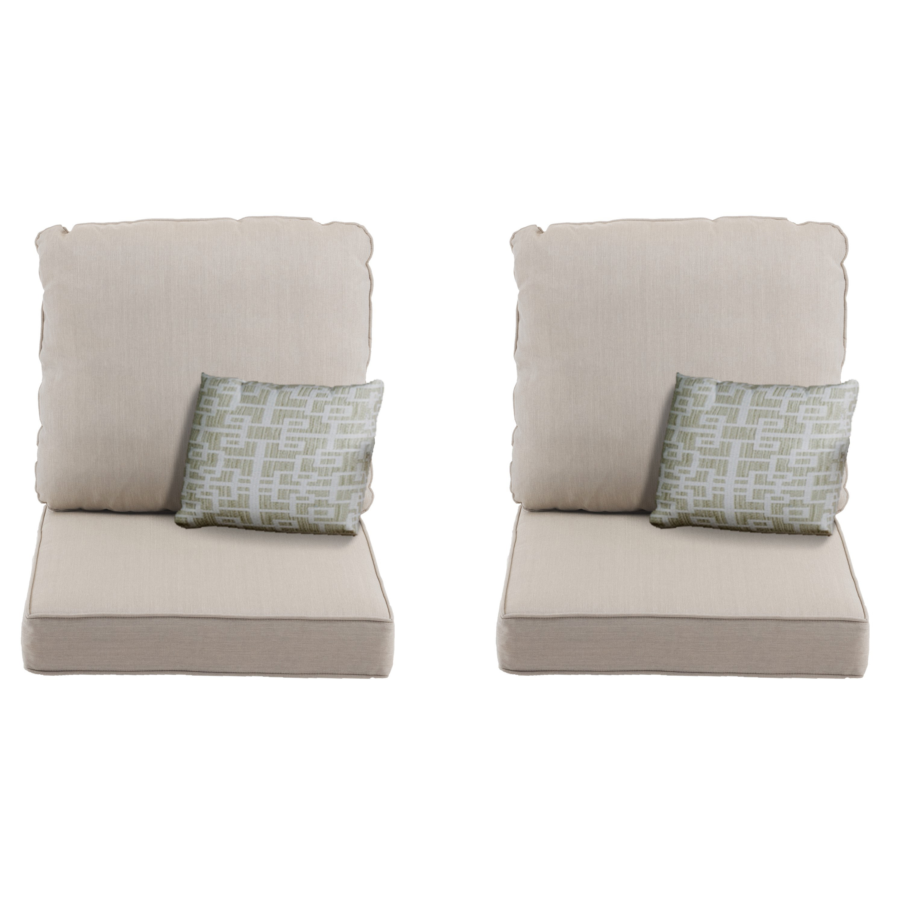 Latitude Run® 2 - Piece Outdoor Seat / Back Cushion & Reviews | Wayfair