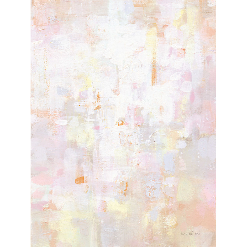 Orren Ellis Soft Serenade Blush On Canvas Print | Wayfair