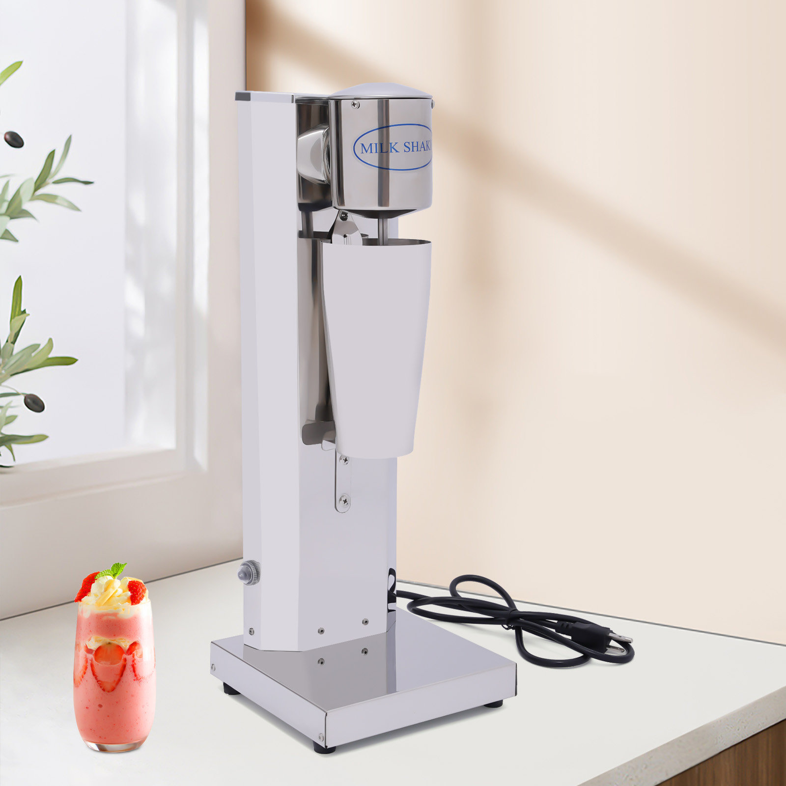 DALELEE 180W 800ML Electric Milk Shaker Maker Drink Mixer Shake Machine ...