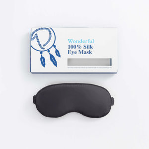 Wonderful Textile Silk Eye Mask, One Piece Silk Eye Patch, Black Pink ...