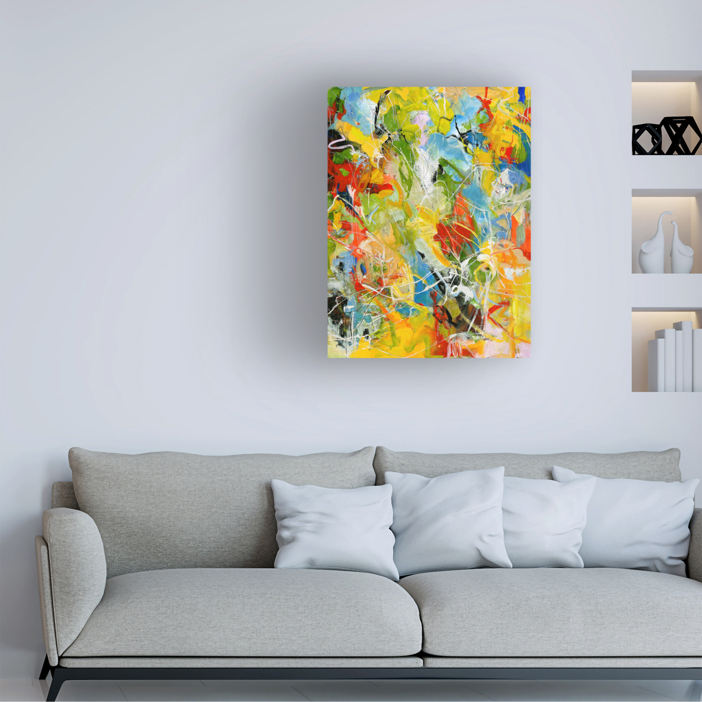 Trademark Fine Art Design Fabrikken Color Catch Canvas Art | Wayfair