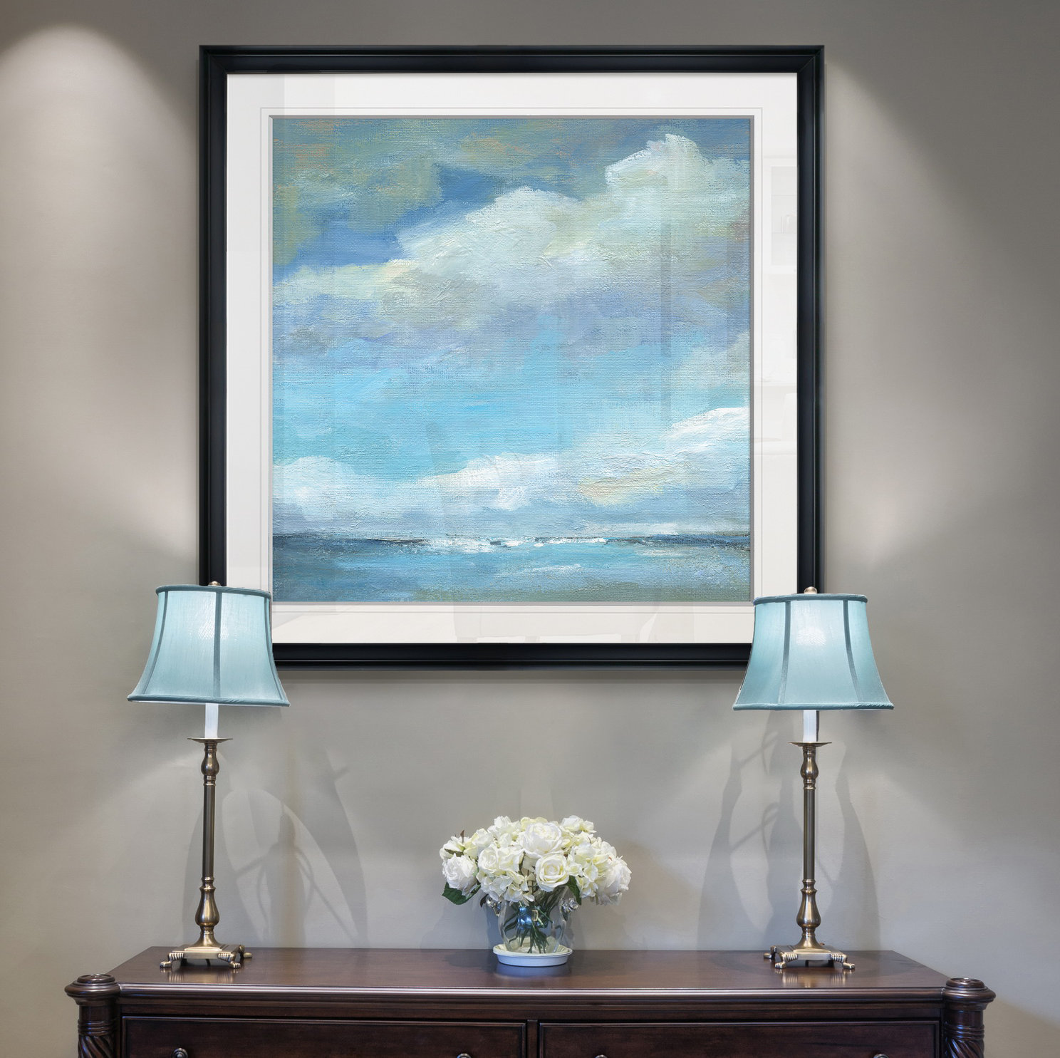 Highland Dunes 'Sunset Shadow I' Painting | Wayfair