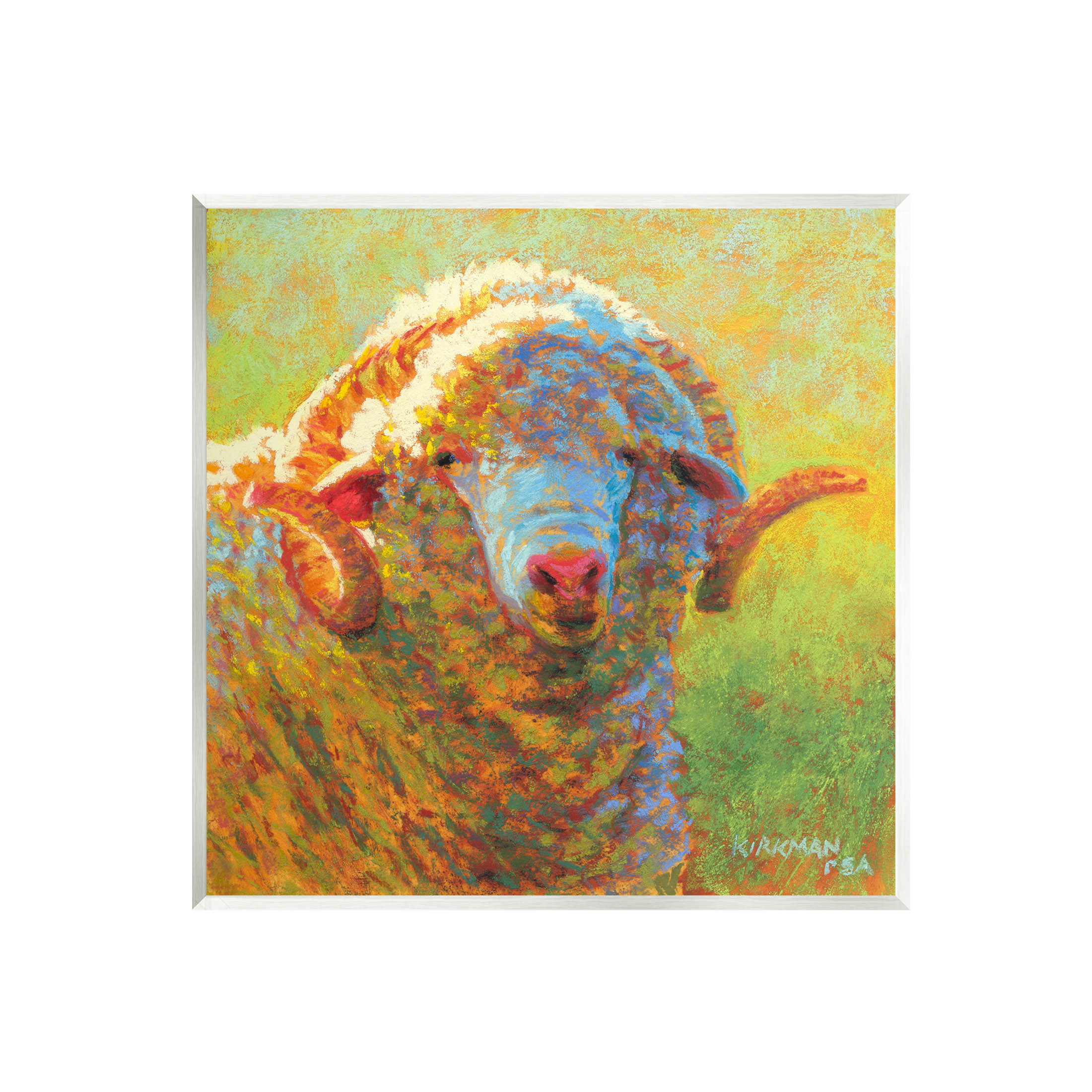 August Grove® Impressionist Sheep Country Portrait by Rita Kirkman ...