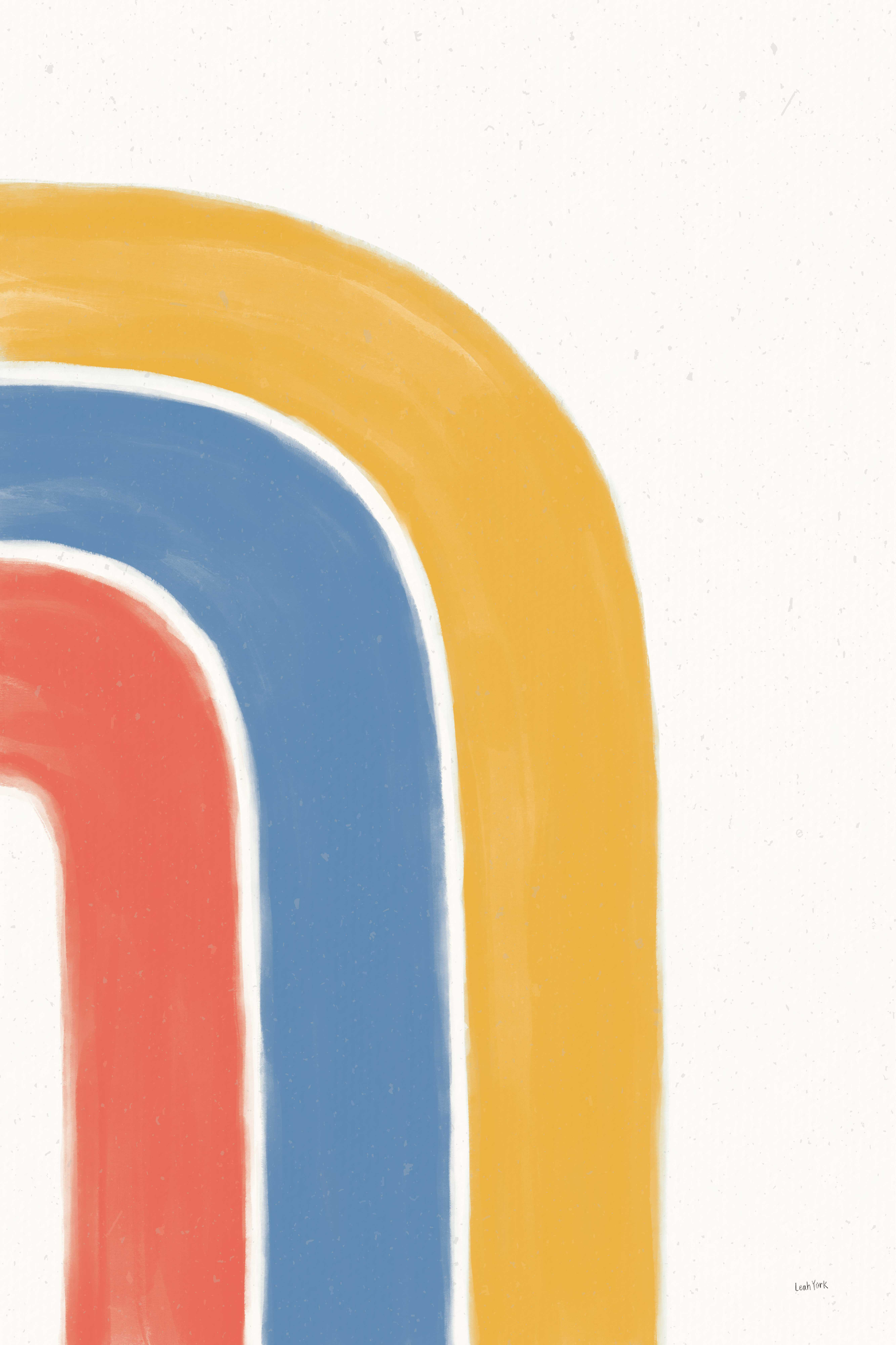 George Oliver Bright Rainbow I - Wrapped Canvas Painting | Wayfair