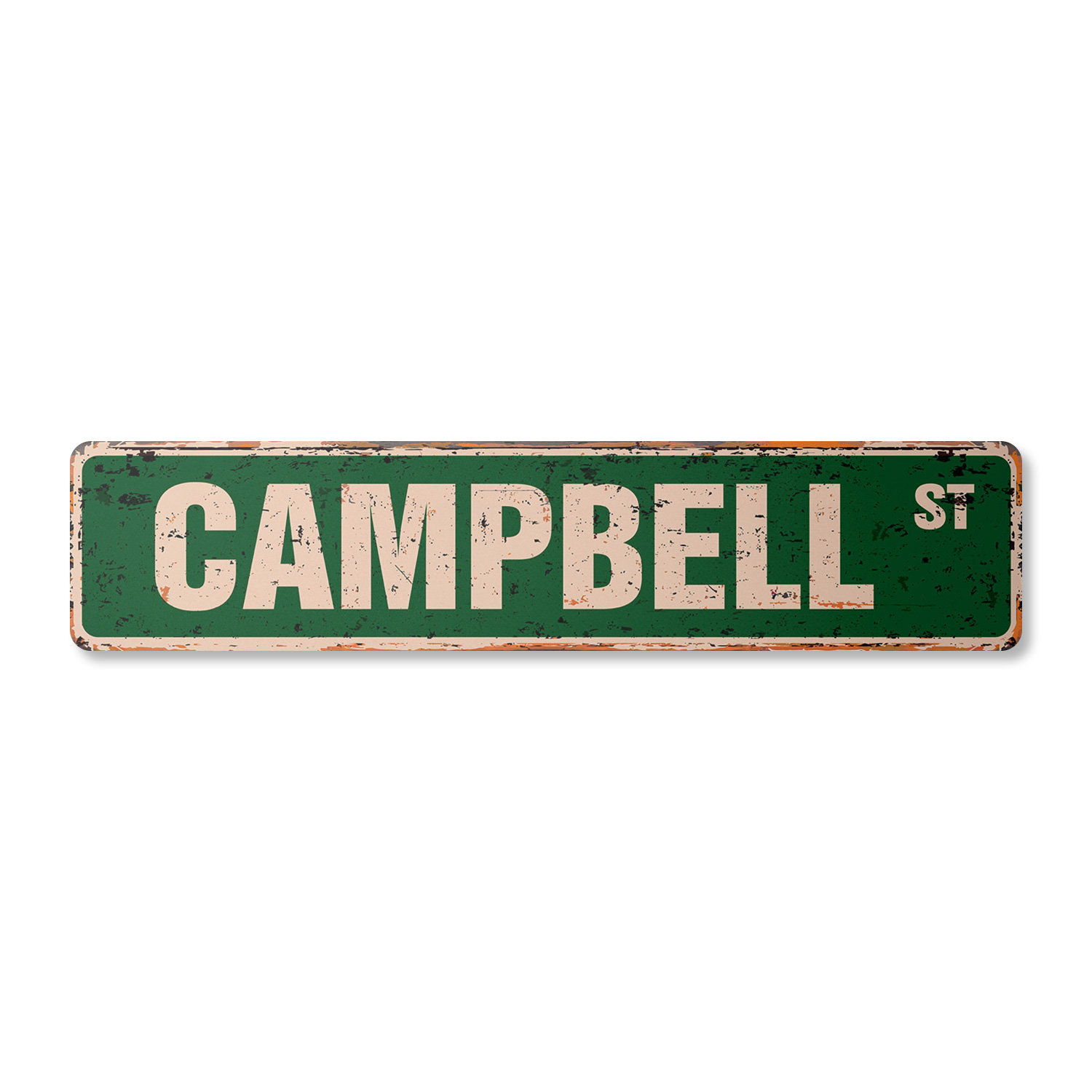 SignMission Campbell Street Sign Aluminum 4" X 18" | Wayfair