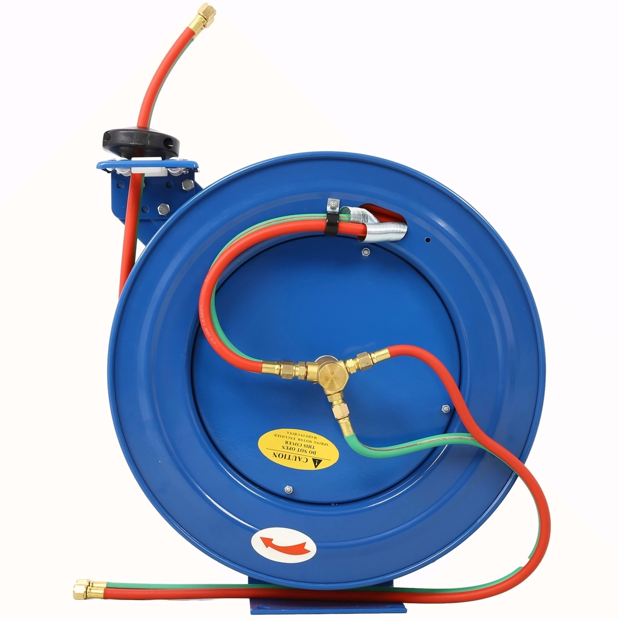 HANGZHOUSHANGYI Welding Hose Reel Retractable 1/4 Inch X 100 Foot Twin ...
