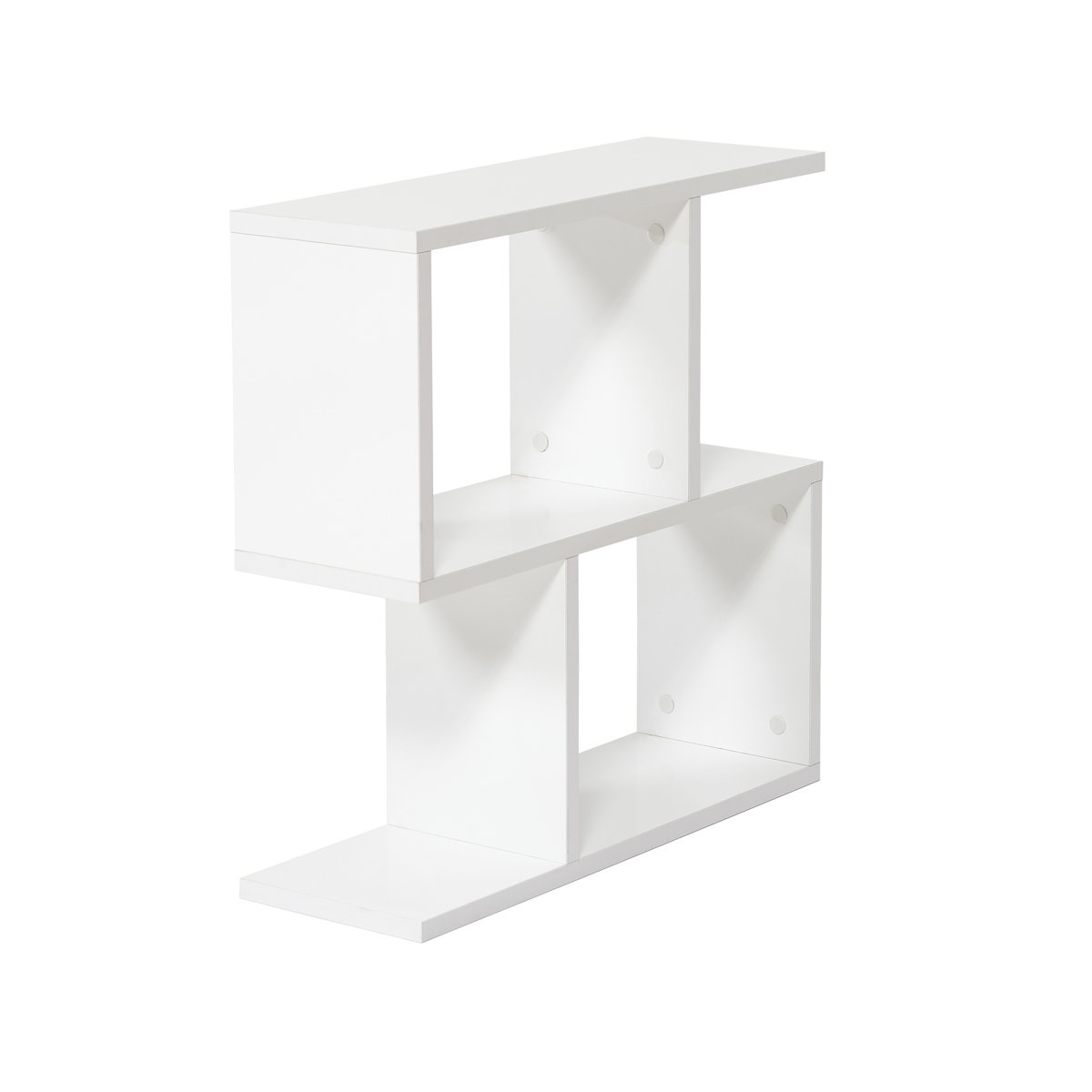 ArtisanArcade 23 Inch Narrow Solid Wood Table, White Store Rectangle 4 ...