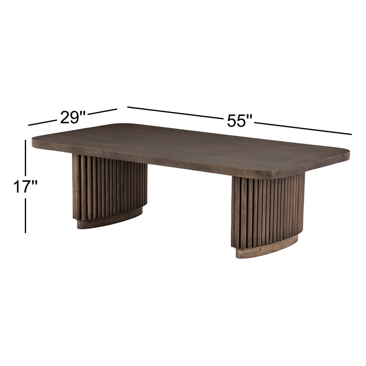 Four Hands Rutherford Coffee Table - Ashen Brown & Reviews | Perigold
