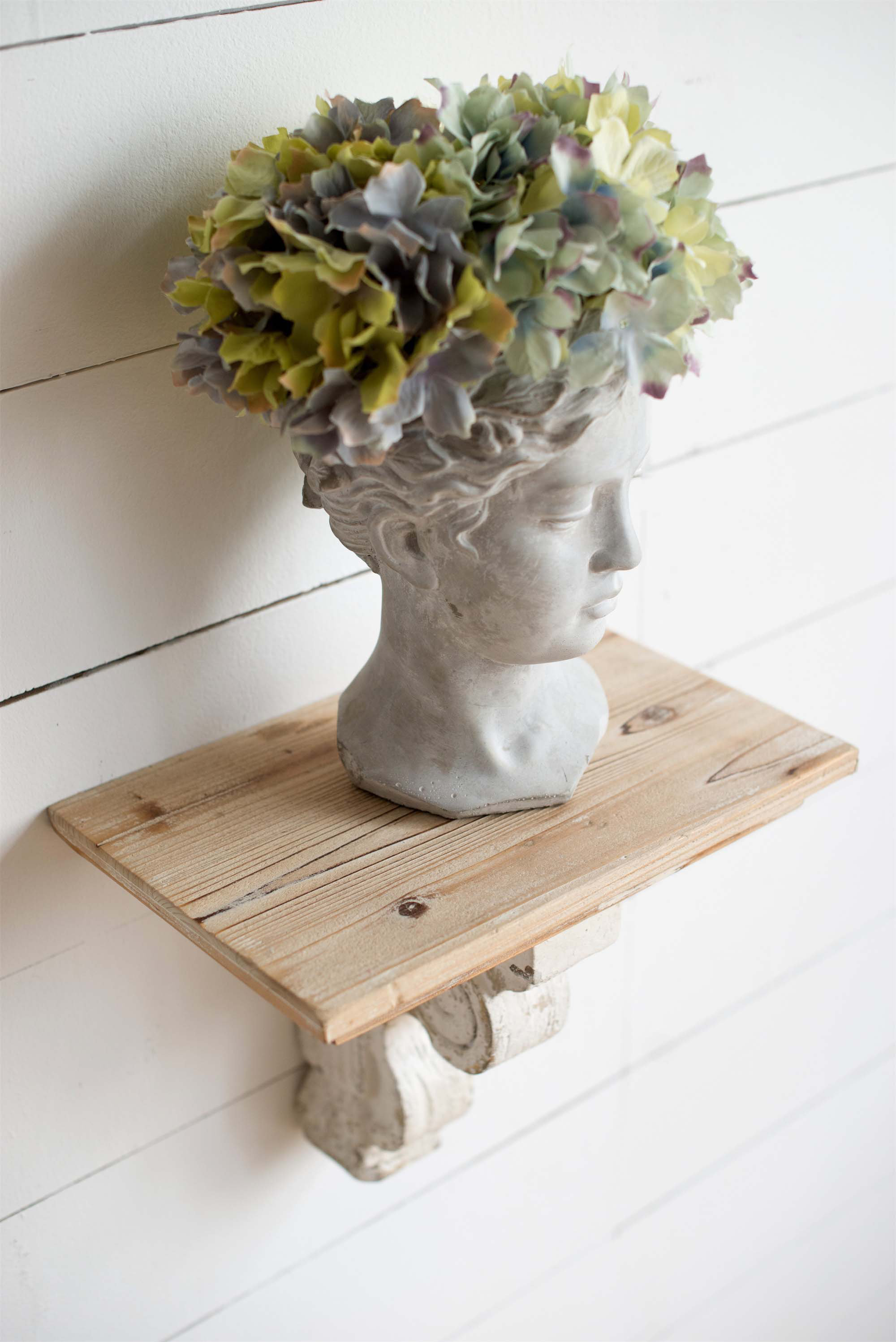 Ebern Designs Charming Cement Head Planter for Alluring Home and Garden Decoration | Wayfair