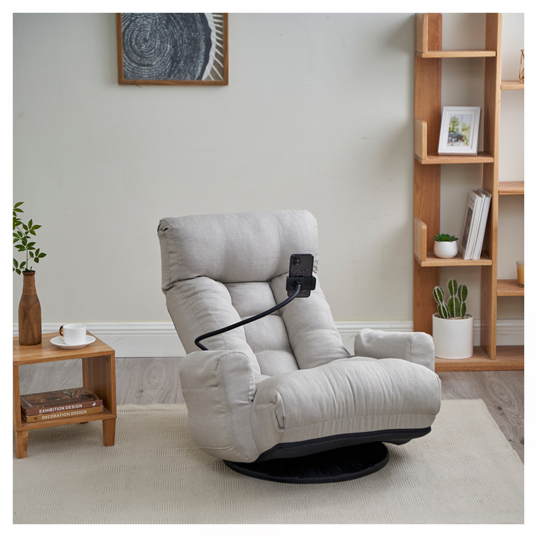 Ebern Designs Adjustable Head And Waist, Game Chair, Lounge Chair In ...