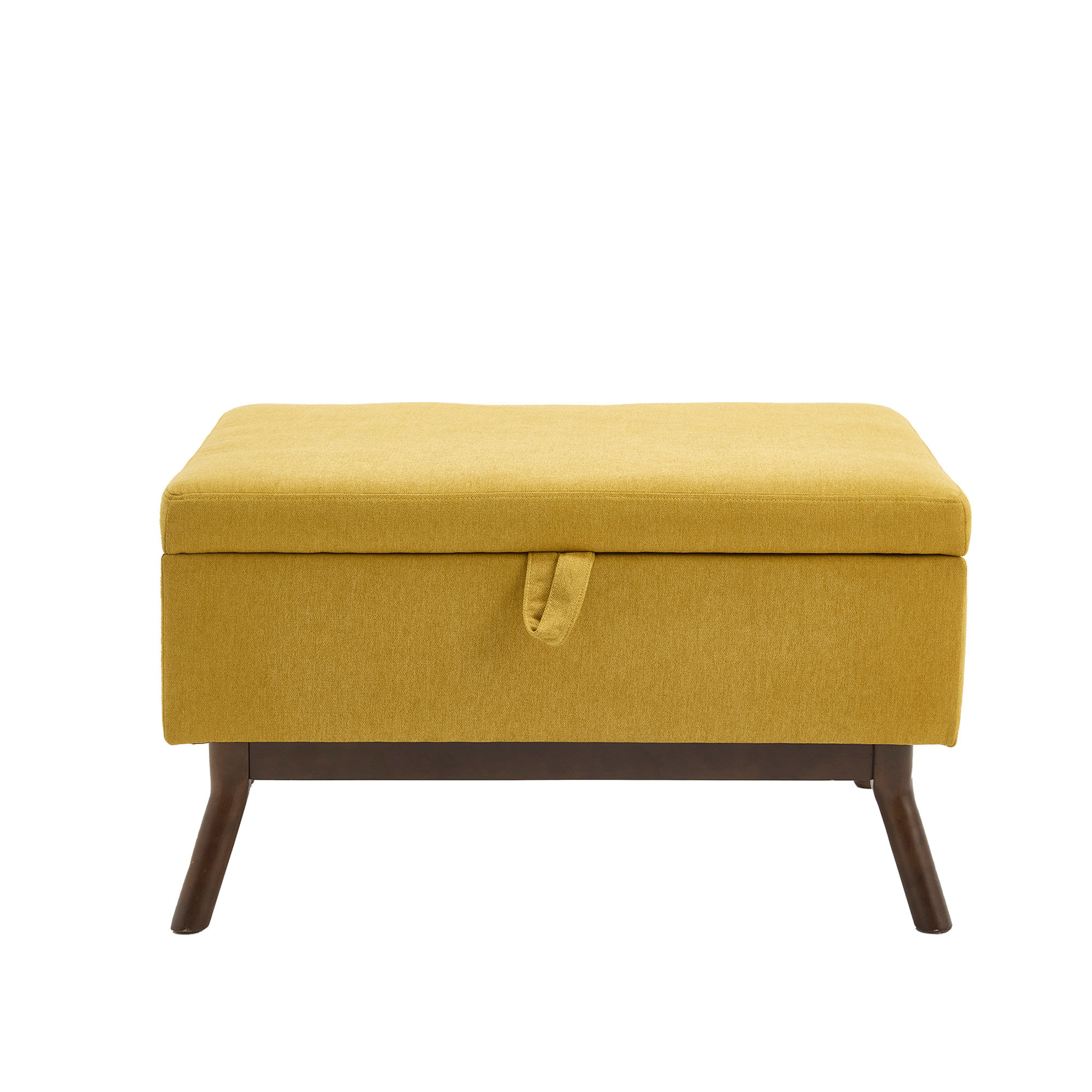 Corrigan Studio® Mid-century modern square coffee table storage bench ...