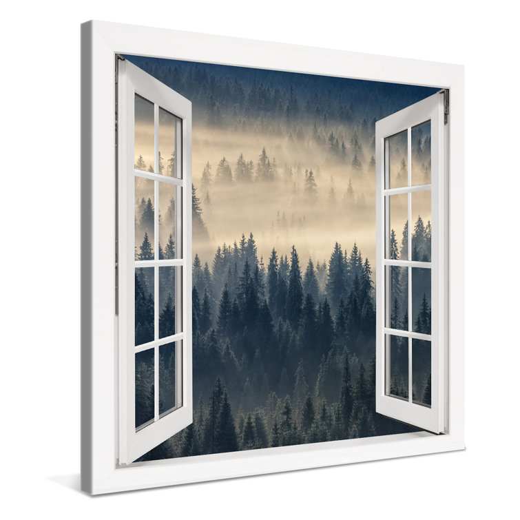 Alpen Home Misty Forest Window - Print | Wayfair.co.uk
