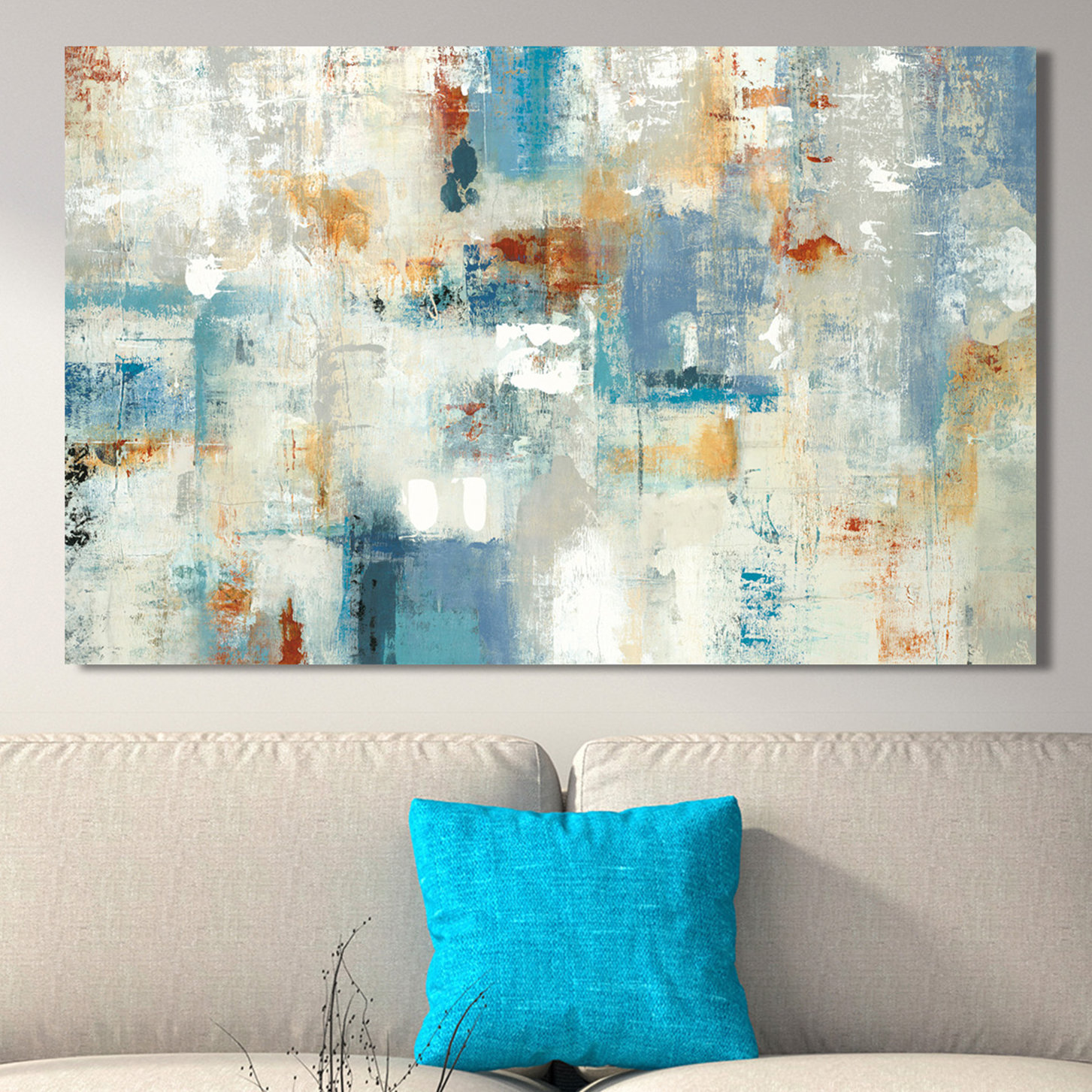 George Oliver 'Layers of Connection' Painting Print on Wrapped Canvas ...