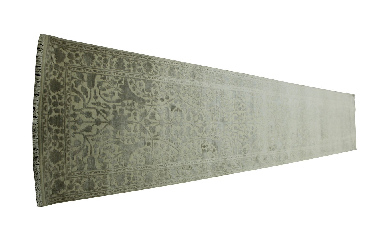 Isabelline Braesyn One-of-a-Kind 2.7x13.9 Runner Area Rug Ivory | Wayfair