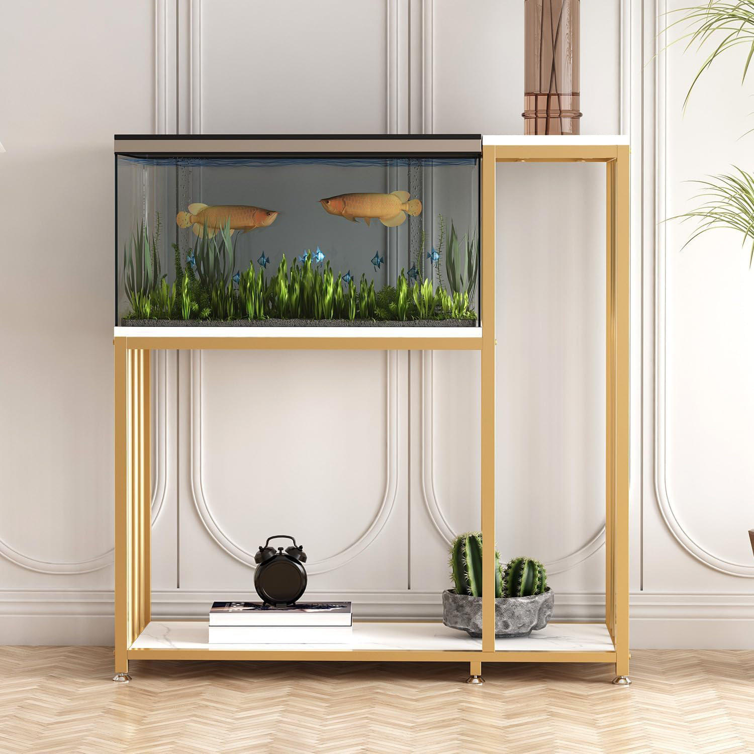 Tucker Murphy Pet™ 29 Gallon Fish Tank Stand, Gold - Wayfair Canada