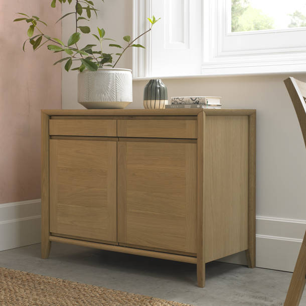 August Grove Izzie 102Cm Wide Oak Highboard | Wayfair.co.uk