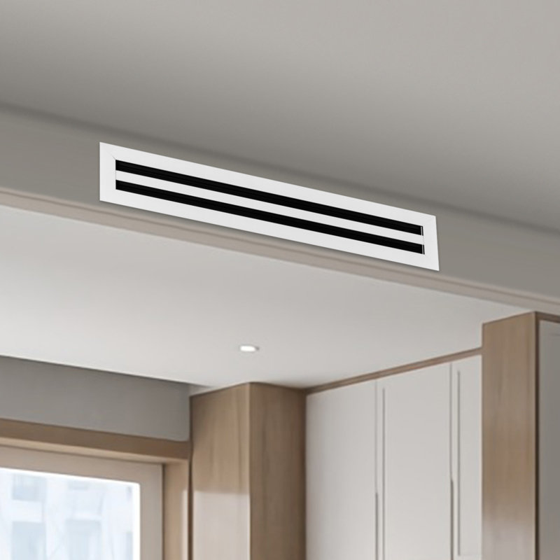 SUNYOU 4.72'' W x 25.2'' L Aluminum Ceiling Vent Cover | Wayfair