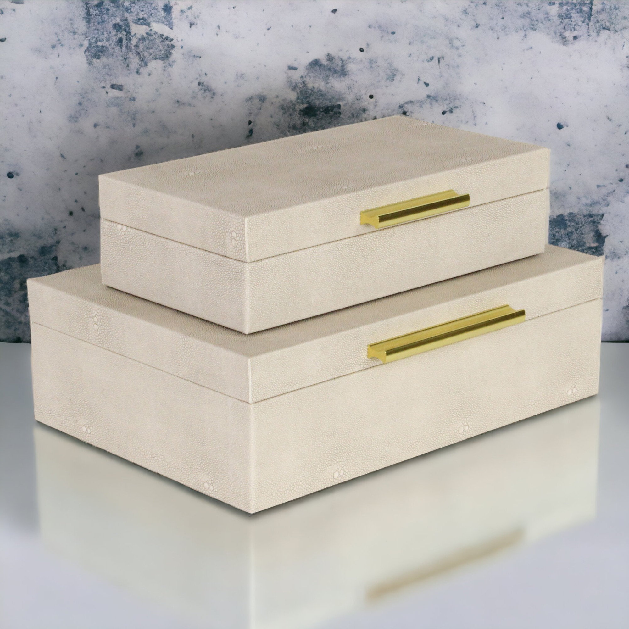 Willa Arlo Interiors Rebeka 2 Piece Faux Leather Decorative Box Set ...