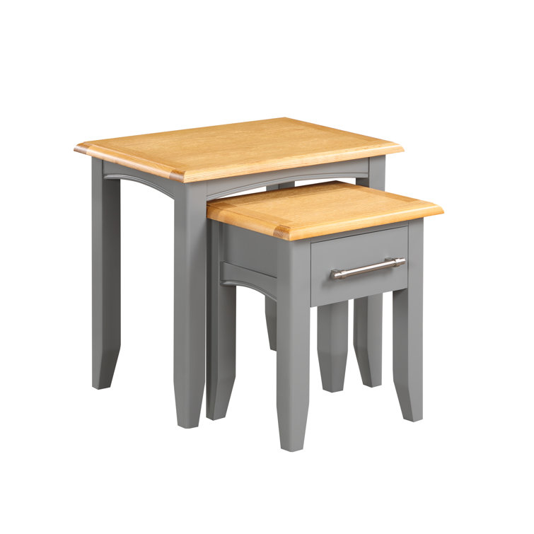 Ophelia & Co. Poyen 2 Piece Nest of Tables | Wayfair.co.uk