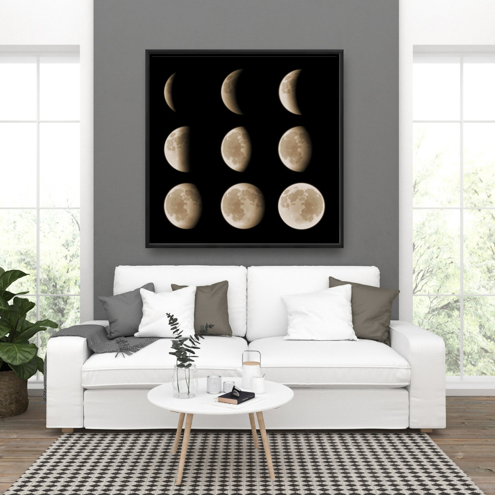 Begin Edition International Inc. " Eclipse In Nine Phases " on Canvas ...
