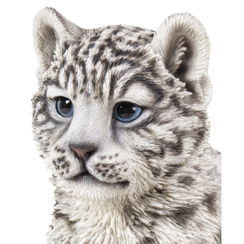 Hi-Line Gift Ltd. Snow Leopard Cub Statue & Reviews | Wayfair
