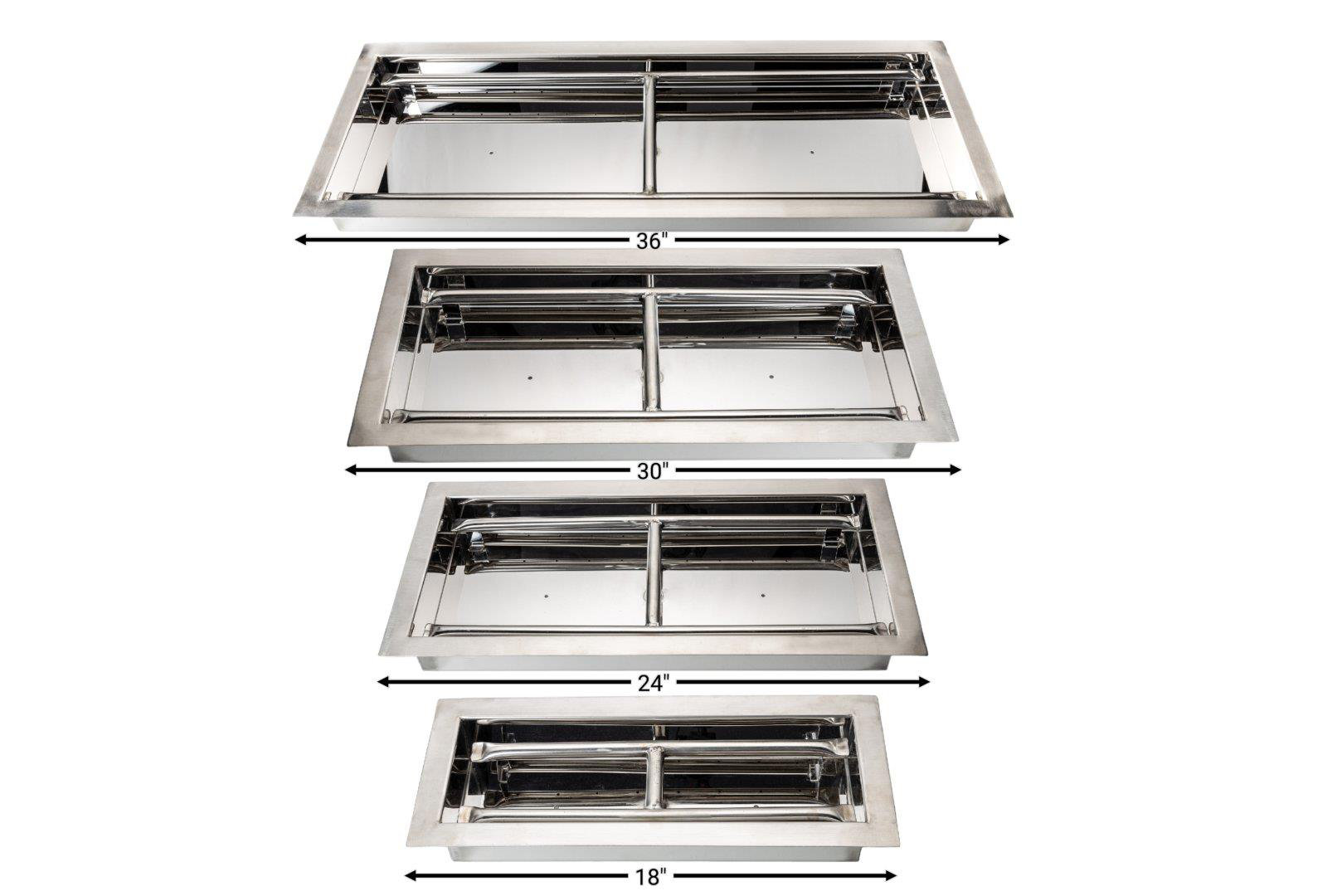 Arlmont & Co. 17 Storeys Heavy-Duty Stainless Steel Rectangular Drop-in ...