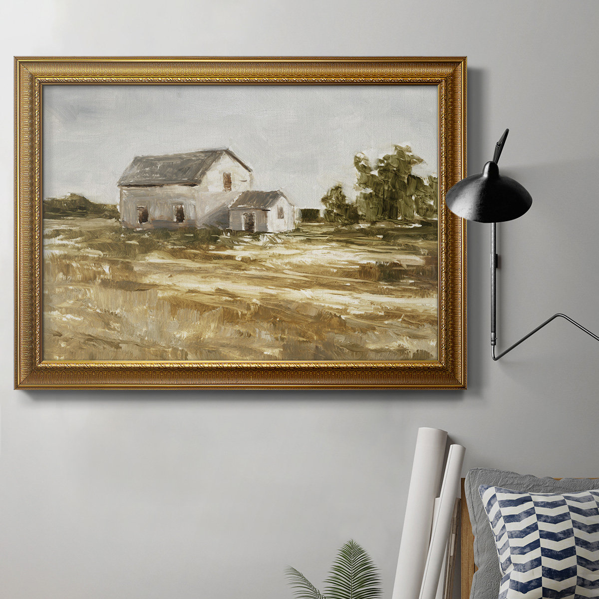 Rosalind Wheeler Country Harvest I - Picture Frame Painting on Canvas ...