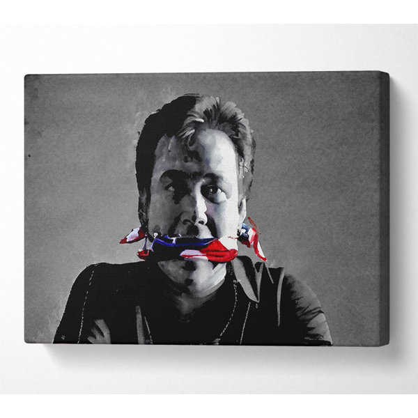 ClassicLiving Bill Hicks Flag Gag - Wrapped Canvas Art Prints | Wayfair ...
