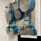 Prep & Savour Steel Rectangle Wall Mounted Pot Rack & Reviews - Wayfair ...