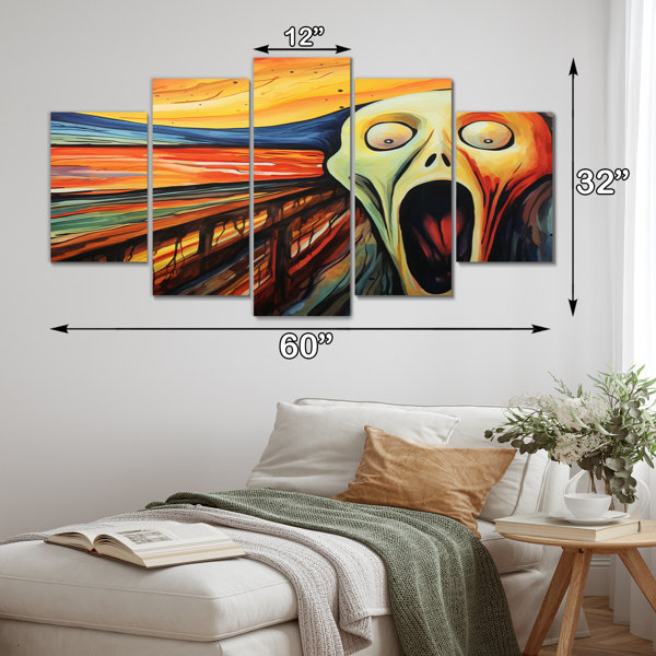The Holiday Aisle® Masterpiece The Scream By Edvard I - Masterpiece ...