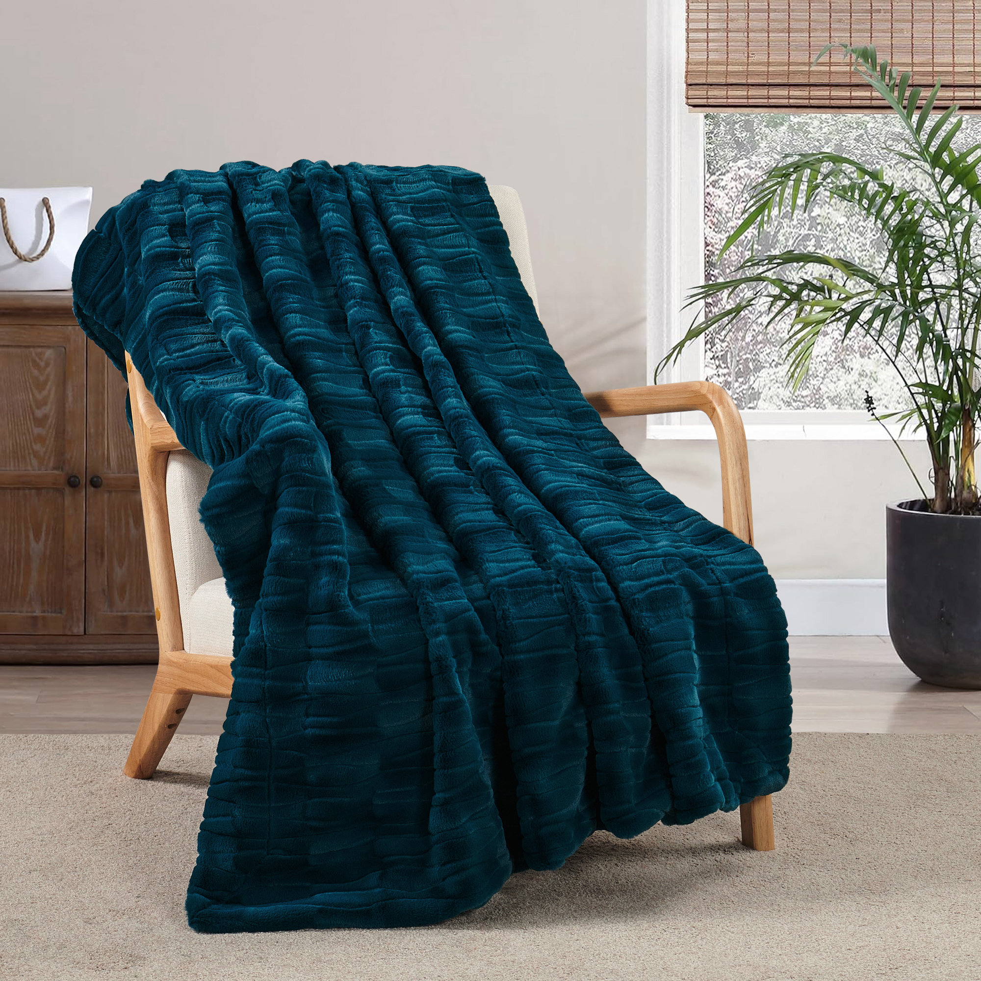 Home Soft Things Knitted Throw Blanket & Reviews | Wayfair