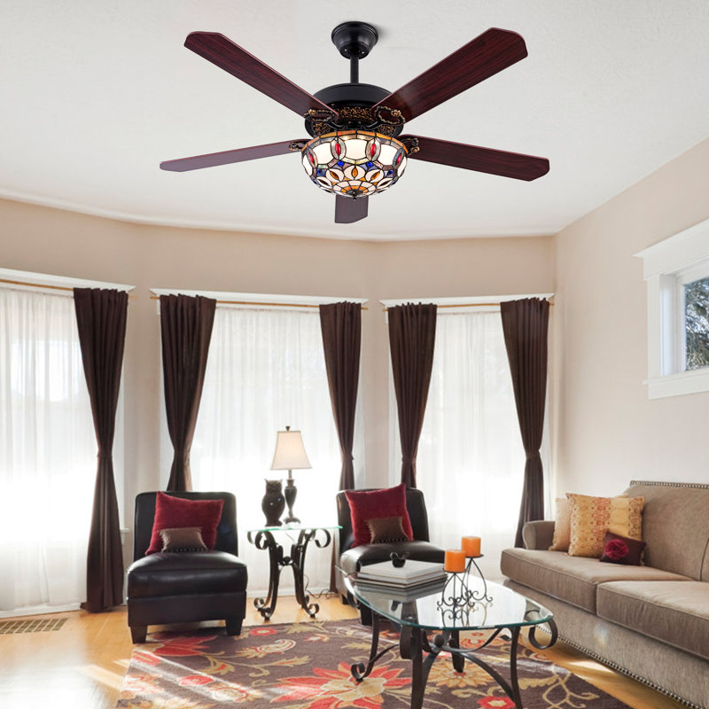 Bloomsbury Market Addalyn 52'' Ceiling Fan with LED Lights & Reviews ...