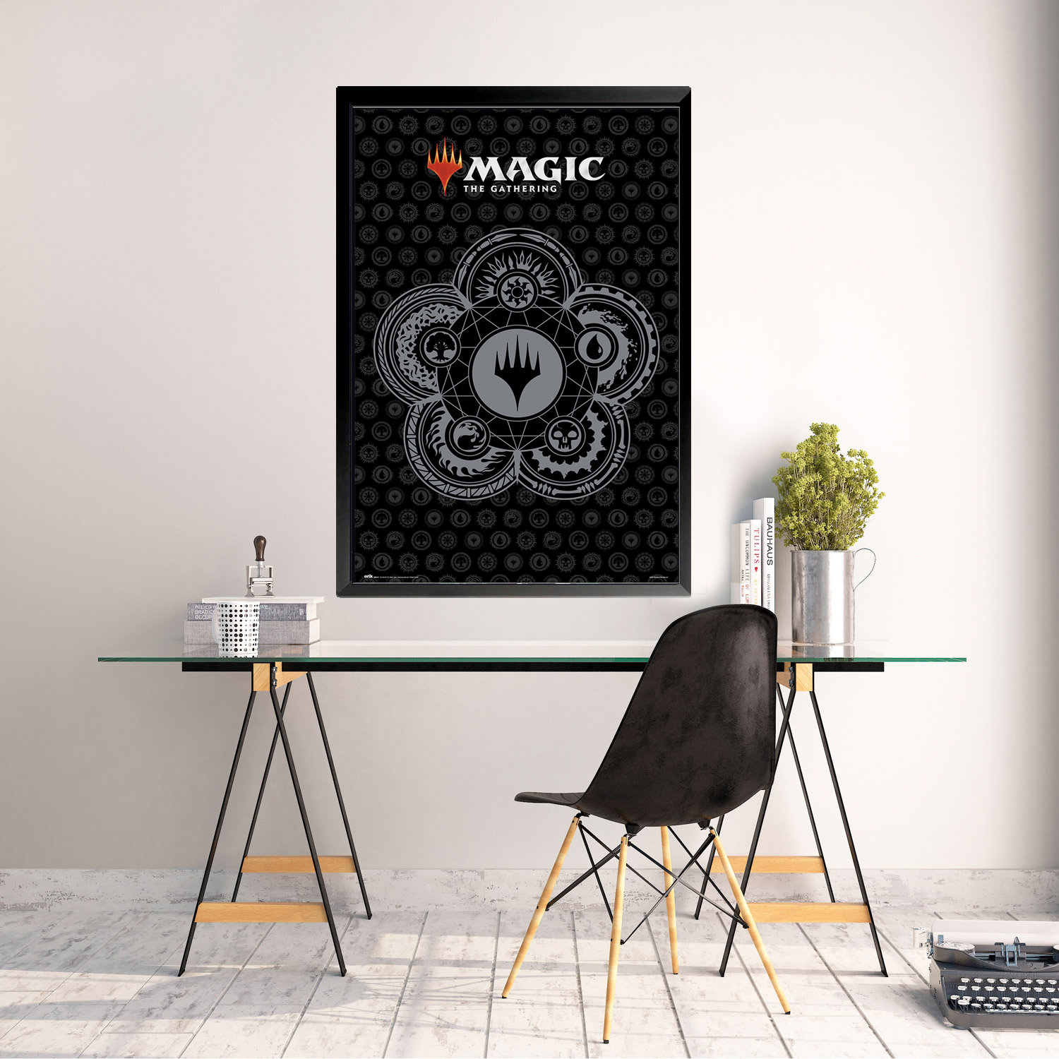 Buy Art For Less FRAMED MAGIC THE GATHERING 36x24 FANTASY Art Print ...