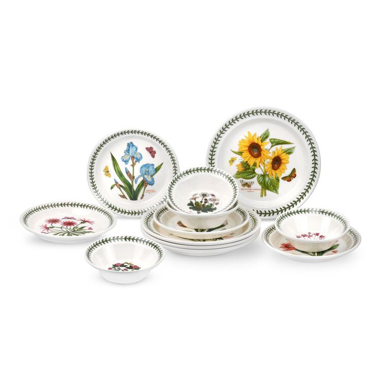 Portmeirion Botanic Garden 12 Piece Dinnerware Set & Reviews | Wayfair ...