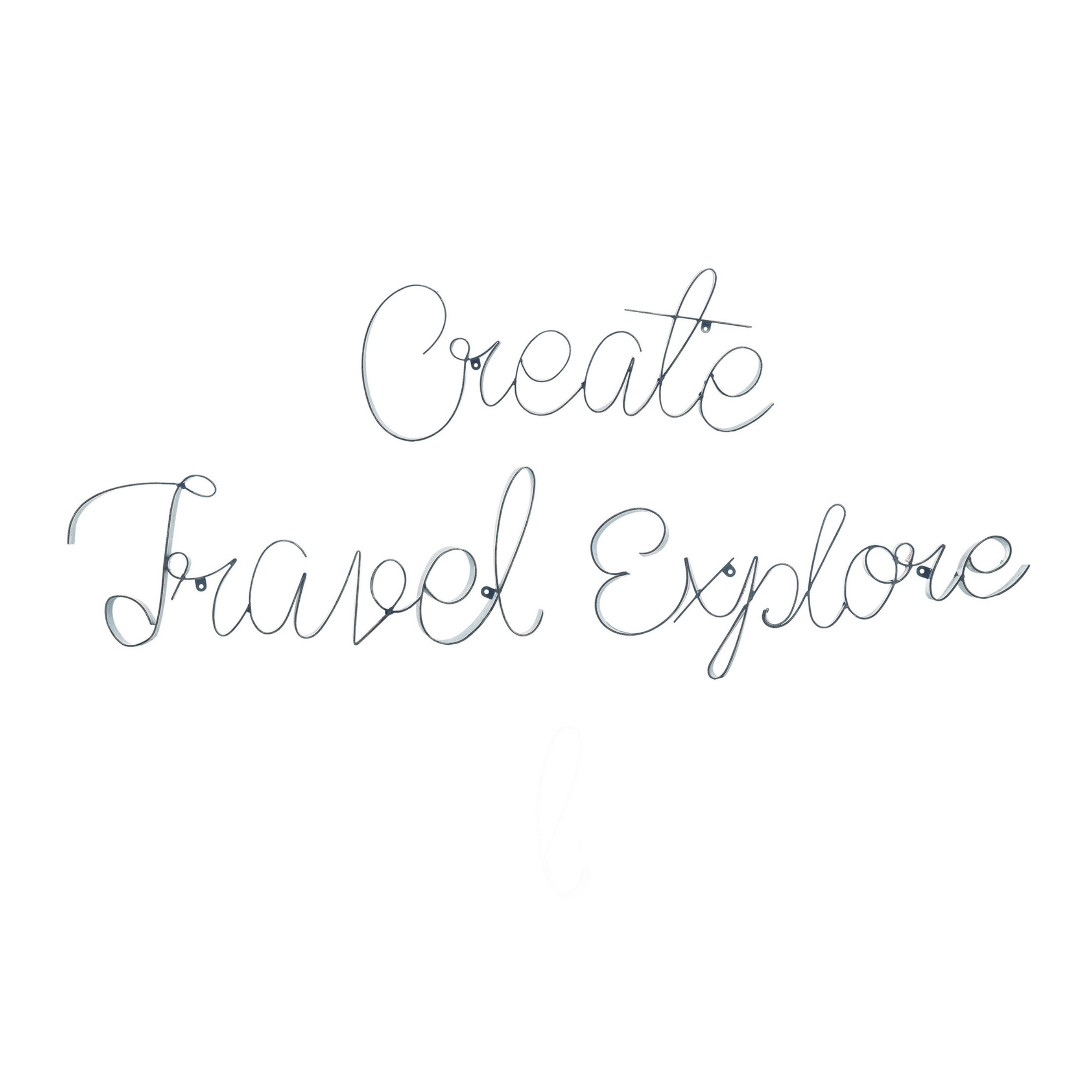 August Grove® Metal Motivational Word Decor Set of 3 Spring Home ...