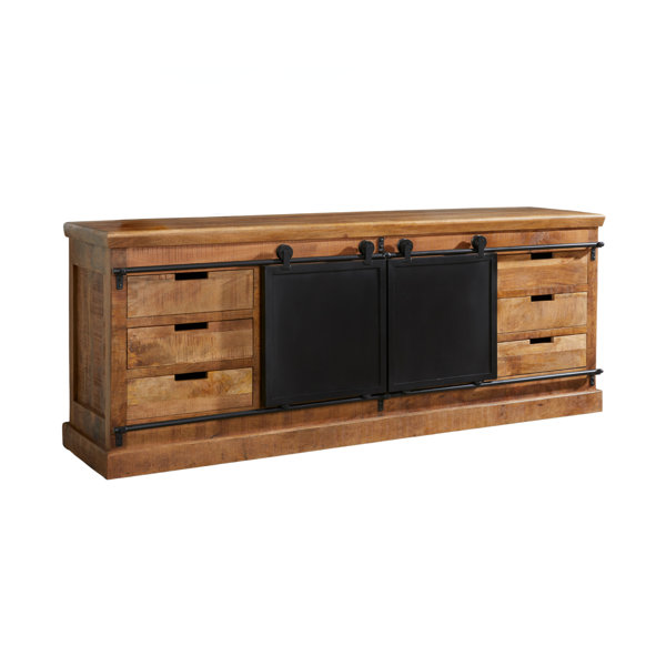 Millwood Pines Clirim 70" Wide 6 Drawer Credenza | Wayfair