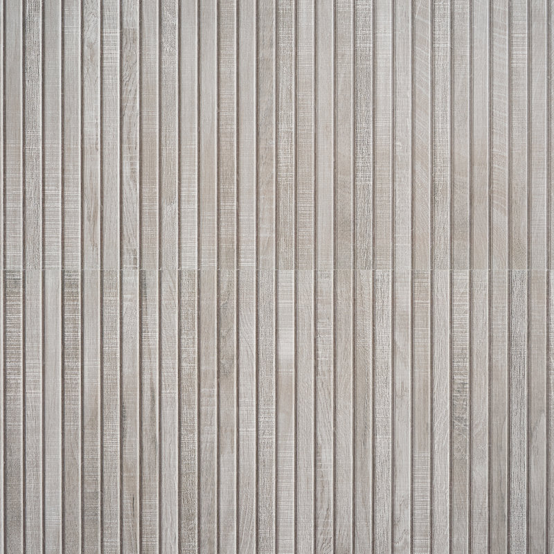 Bond Tile Auburn Ribbon 24 in. x 48 in. Porcelain Ribbed Wood Look Wall ...