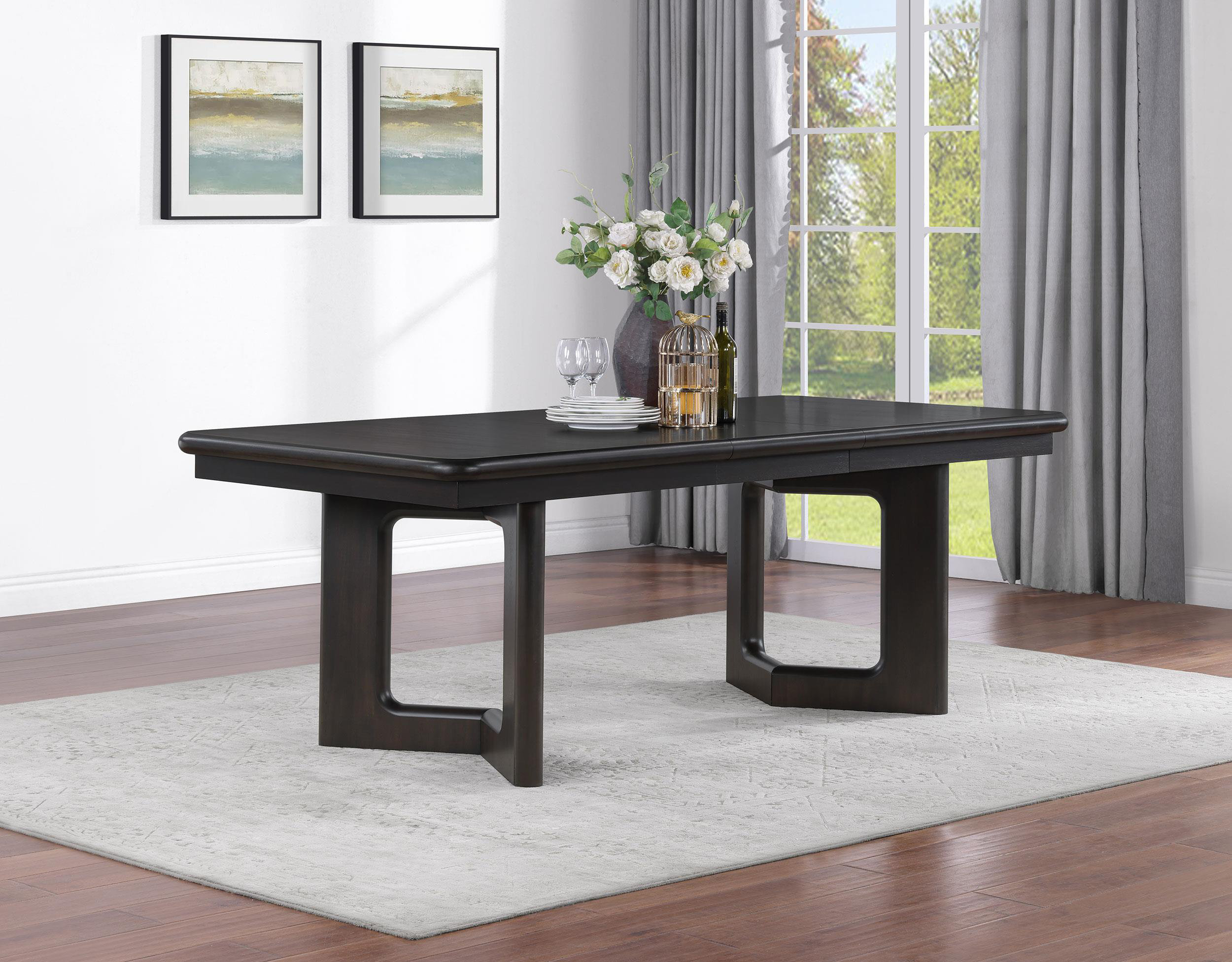 Wade Logan® Hathaway 84-Inch Extension Leaf Dining Table Acacia Brown ...