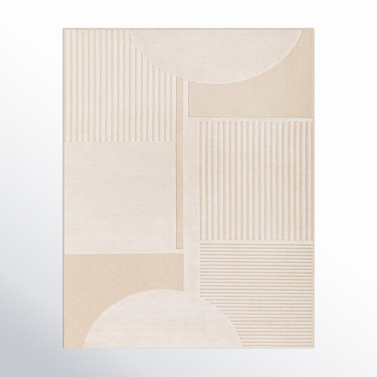AllModern Courtyard Performance Geometric Rug & Reviews | Wayfair