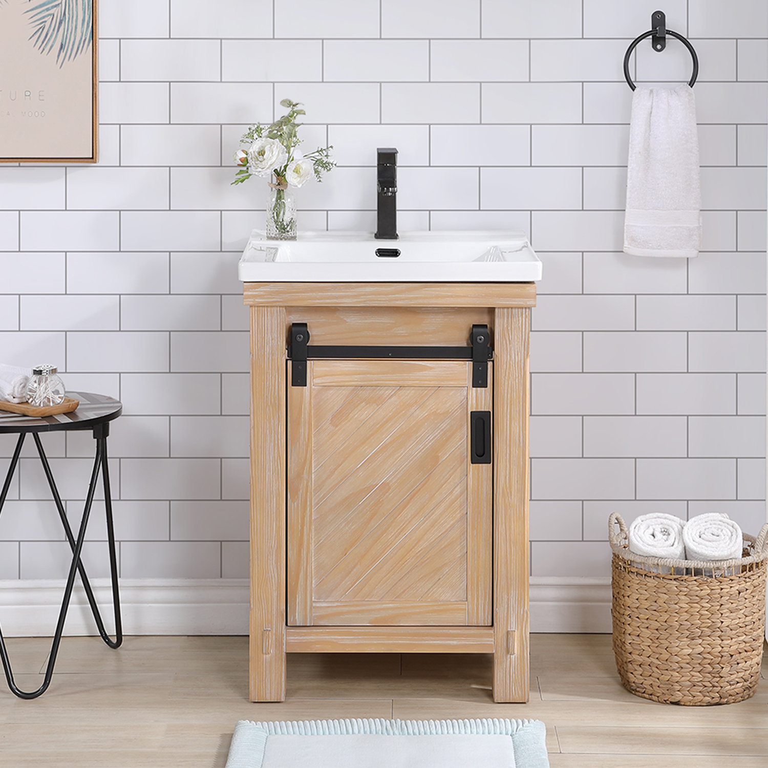 Gracie Oaks Kassandr 36" Single Bathroom Vanity Set | Wayfair