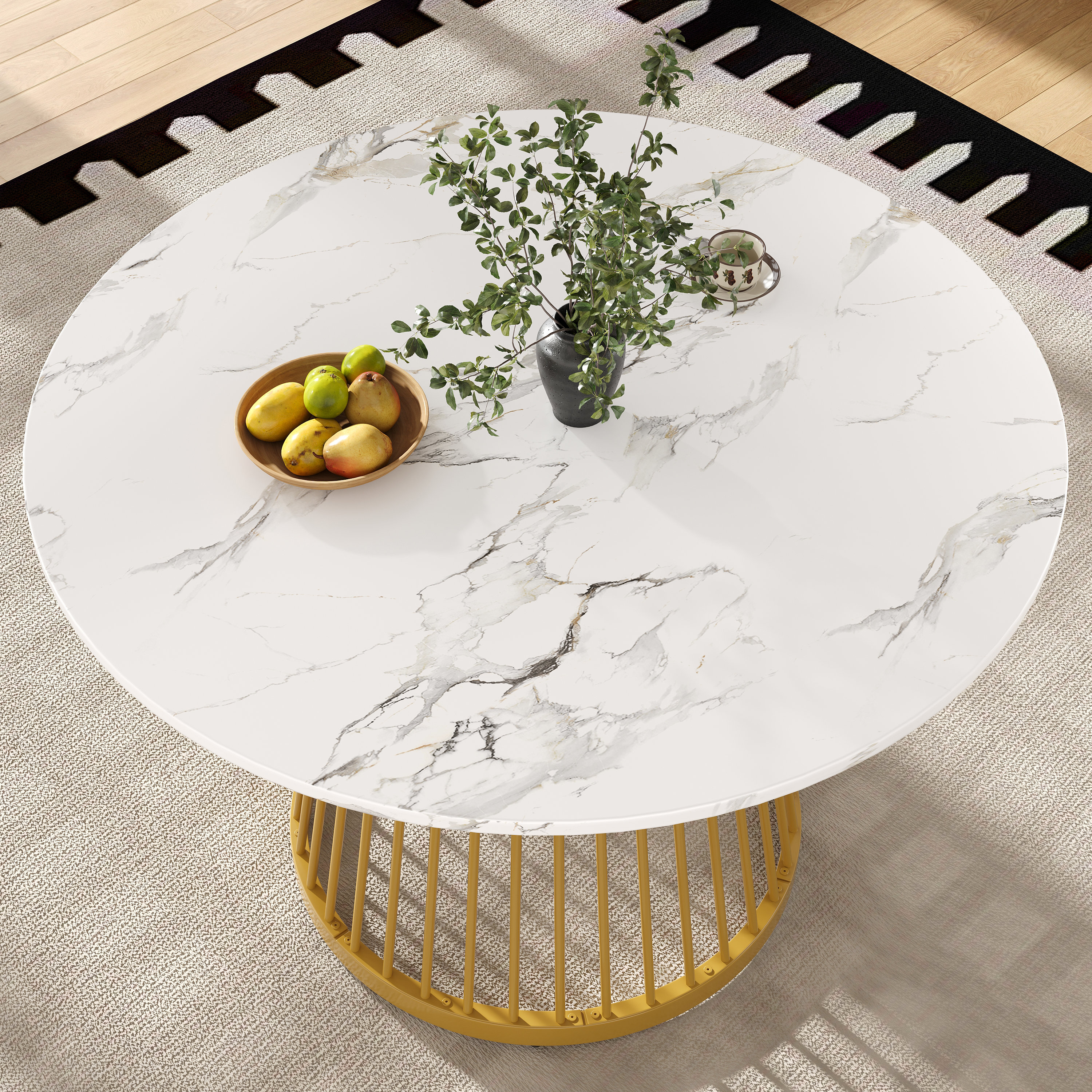 George Oliver Round Dining Table For 4 People | Wayfair.co.uk