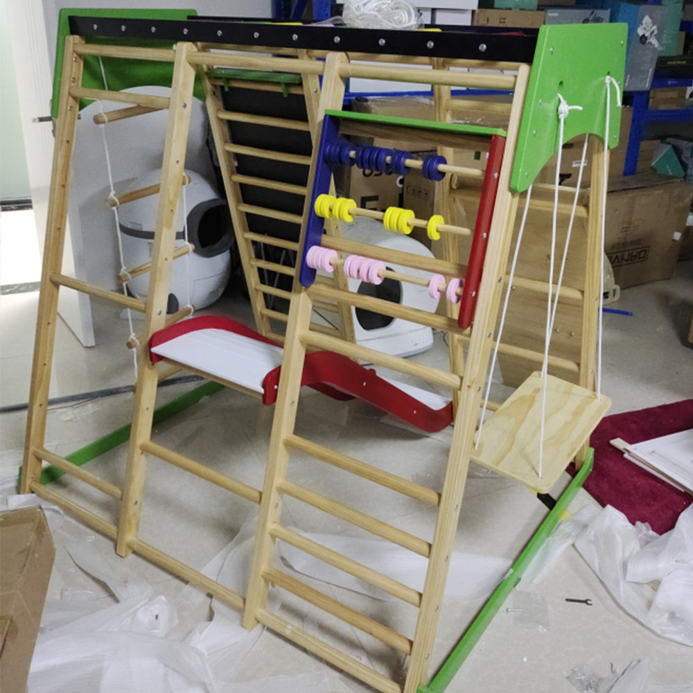 ANGGREK Wood Climber | Wayfair